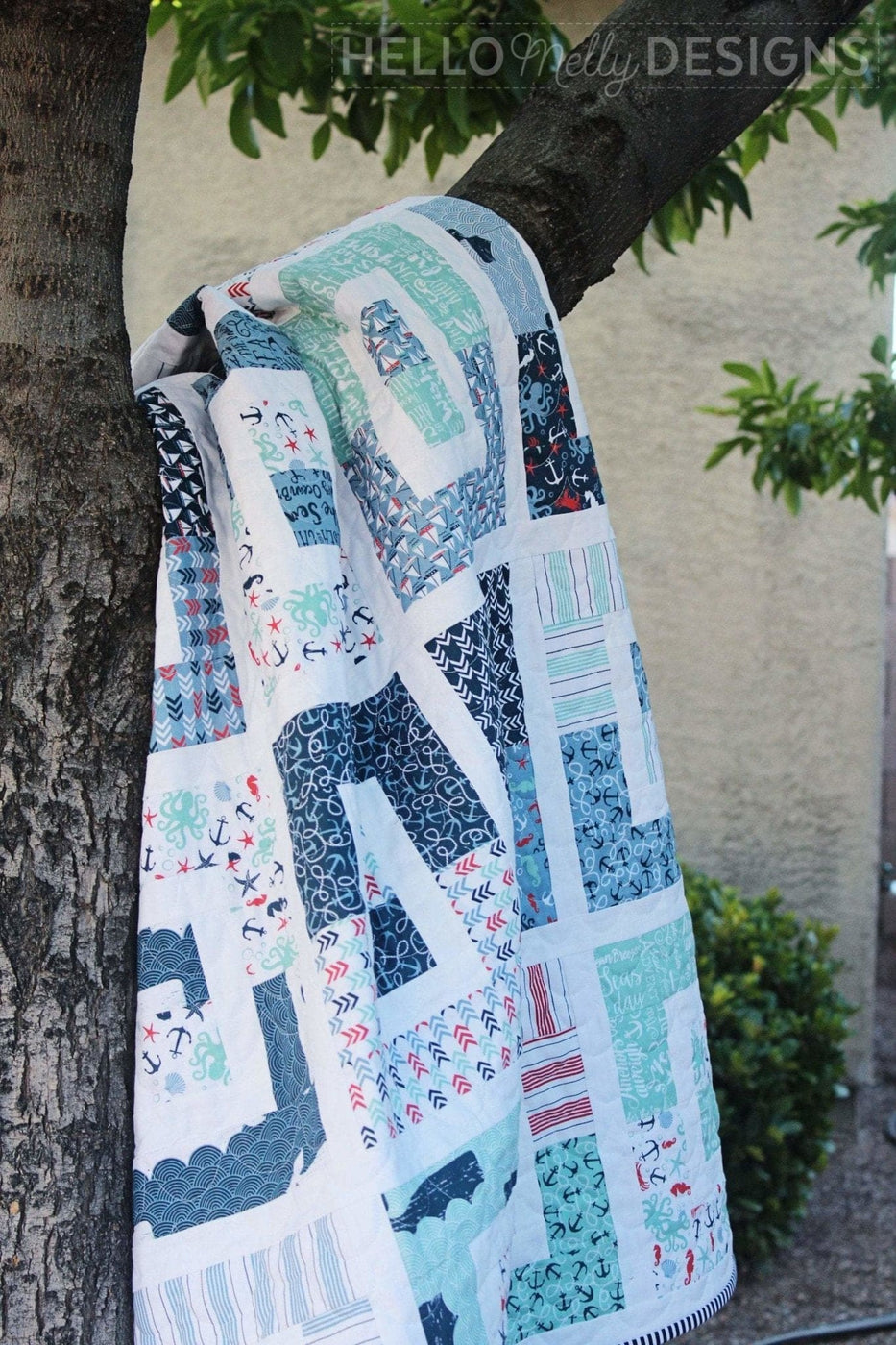 Wishy Washy - Pre-cut Quilt Pattern - 3 sizes - Hello Melly Designs ...